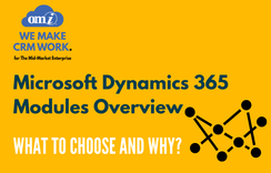 Microsoft Dynamics 365 Modules Overview: What to Choose and | OMI